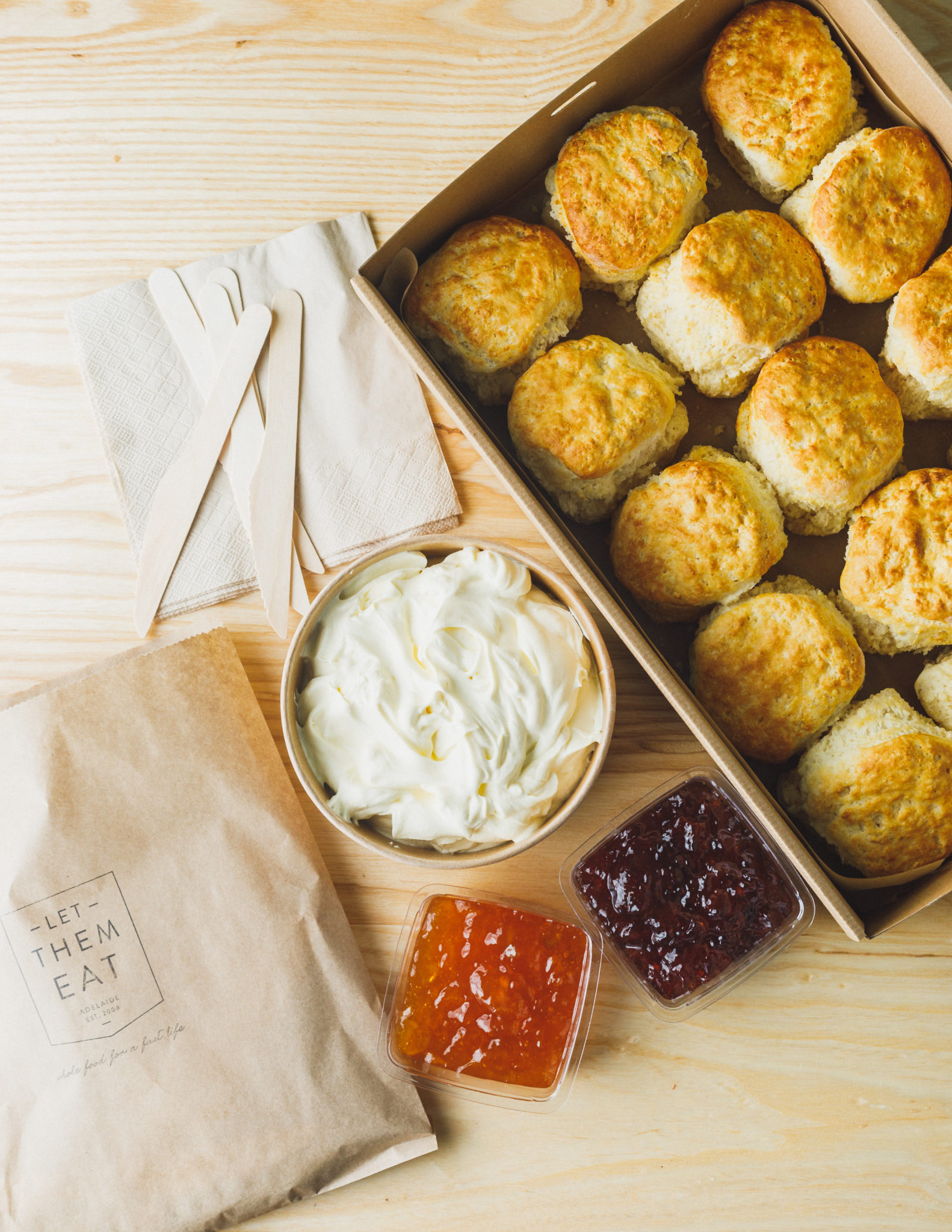 Scones - Jam & Cream - Let Them Eat Catering